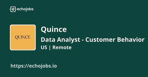 Quince Is Hiring Data Analyst Customer Behavior Remote Unreal