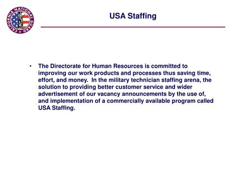 Ppt Usa Staffing Powerpoint Presentation Free Download Id 1702520