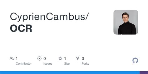 GitHub CyprienCambus OCR