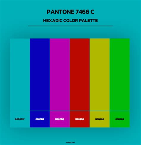 Pantone 7466 C Color Palettes