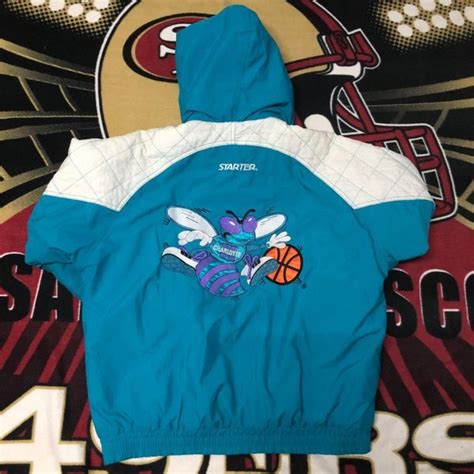 Vintage 90s Charlotte Hornets Starter Jacket A2 Jackets