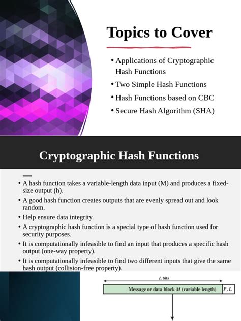 Cryptographic Hash Functions Pdf Cryptography Secure Communication