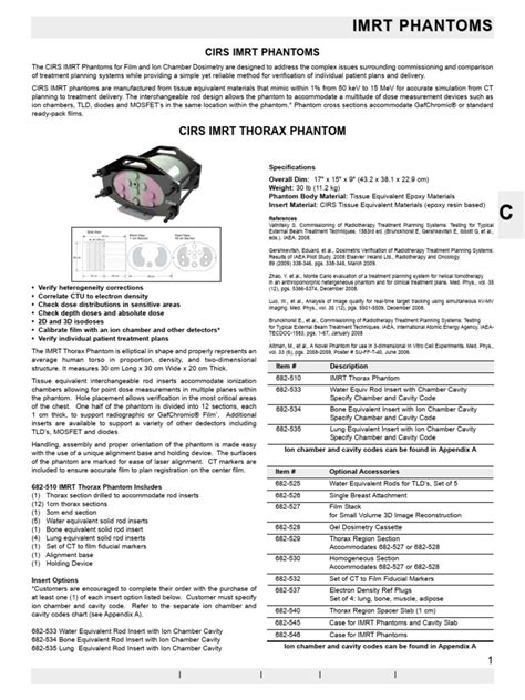 C Imrtphantoms Pdf Radiation Therapy Dosimetry
