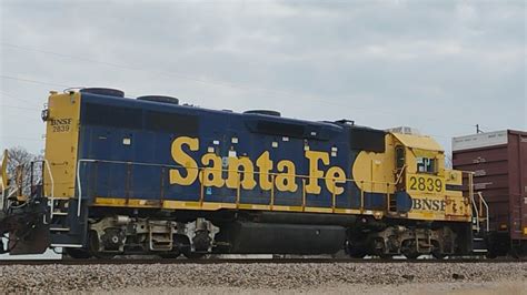 H Galtul With Atsf Bluebonnet Santa Fe 2839 Trailing 4th Youtube