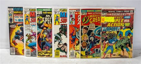 7 Vintage Marvel Comcis