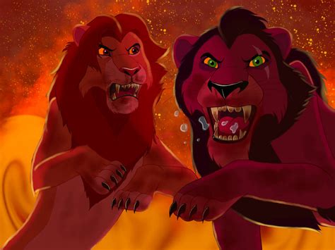 Simba Vs Scar By Ninatepidor On Deviantart