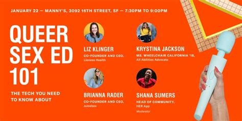 Queer Sex Ed 101 The Tech You Need To Know About Is Happening