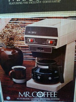 Vintage Nib Mr Coffee Automatic 10 Cup Coffee Maker Mcs 201a Saver