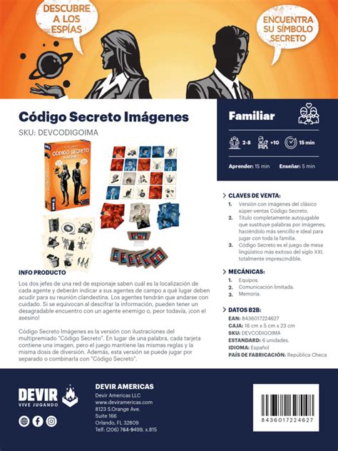 Código Secreto Imágenes Juego Familiar Pdf Secreto Guerra