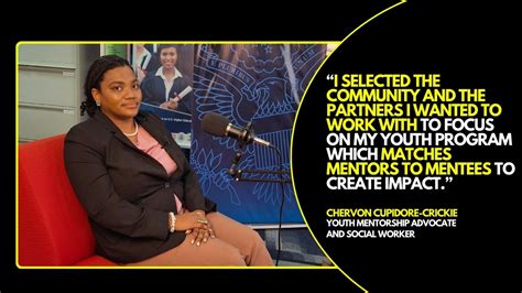 Chervon Cupidore Crickie Talks Youth Mentoring And The Community