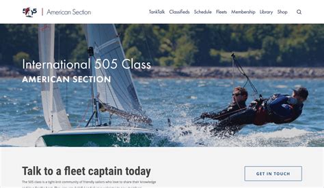 New Website Officially Released 505 Class American Section