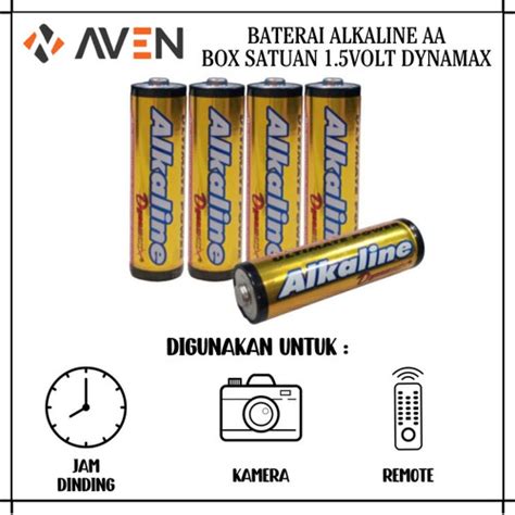 Jual Aven Baterai Dynamax A2 1 5v Isi 1pcs Battery Alkaline Aa Box