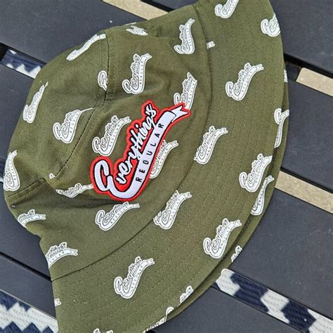 Everythings Regular Accessories Nowt Everythings Regular Olive Green Bucket Hat Poshmark