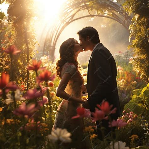 Premium Ai Image Ahighresolutionphotographofacouplekisdc