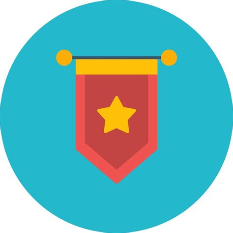 Premium Vector Pennant Flat Illustration