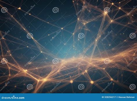 A Neural Network Algorithm Graphic Background Stock Illustration