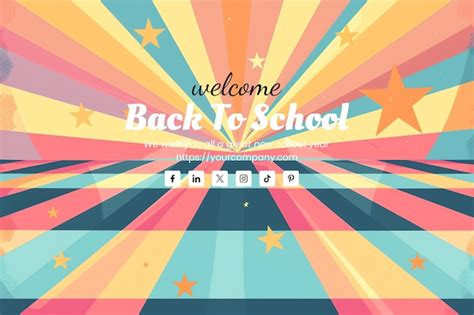 Premium Psd School Dance Floor Greeting Card For Back To Schoold Day