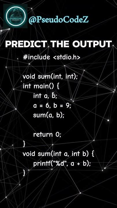 Predict The Output Programming Coding C Youtube