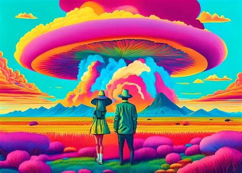 Premium Photo Artwork Of People Or Person Standing On A Field