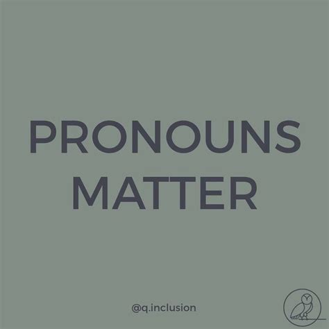 Pronouns Matter 🗣🗣 Including Pronouns In Your Bio Is So Important Even