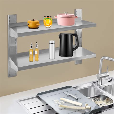 Stainless Steel Kitchen Wall Shelves Bent Wall Shelf Form And Eisen