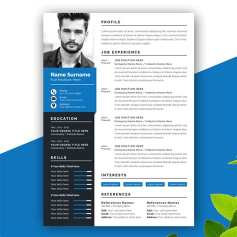 Business Resume Template Masterbundles