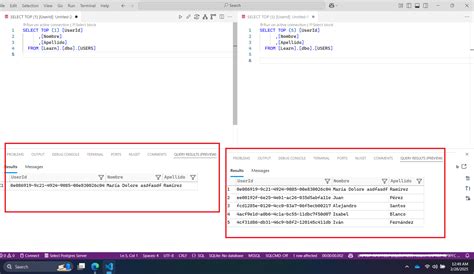 Vscode Mssql How To Have 2 Side By Side Panes For 2 Tabs In Visual