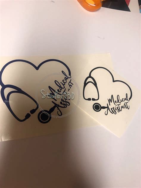Medical Assistant Decal Nurse Yeti Decal Studio1930 Etsy