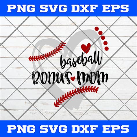 Baseball Bonus Mom Svg Png Eagles