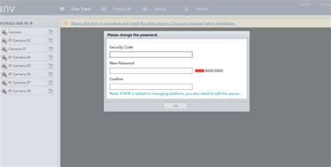 Using Your Uniview Nvr Nvr Ipcamera Security