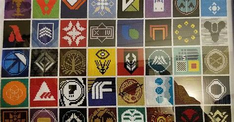 Crossstitched D2 Emblem Collection Album On Imgur