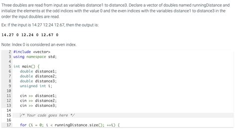 Solved Three Doubles Are Read From Input As Variables Chegg Com