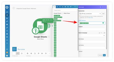 how to send amp emails from integromat using mailmodo