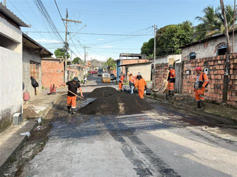Prefeitura De Manaus Intensifica Obras De Recuperação Asfáltica Do