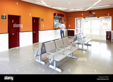 Railway Station Waiting Room Rest Rooms Seats And Sales Tickets