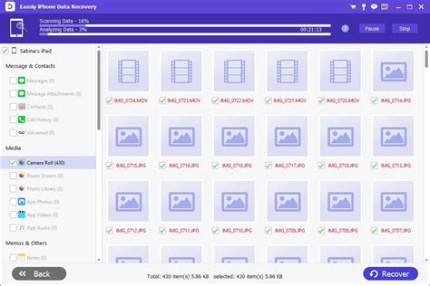 how to get started with eassiy iphone data recovery