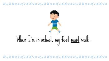 Walking Feet At School Social Narrative A Story About Walking Not Running