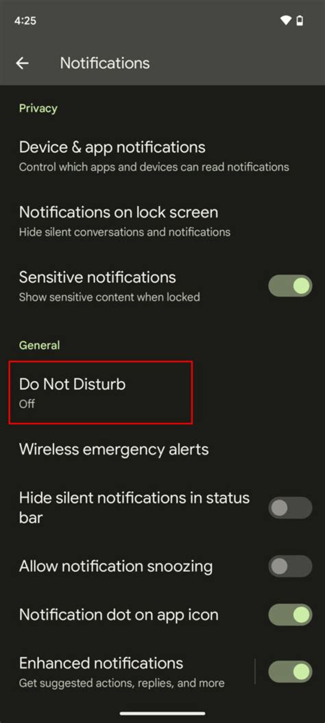 How To Use Do Not Disturb On Google Pixel Phones Android Authority
