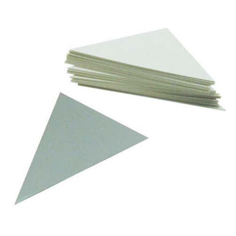 Cardboard Triangles White Pack 500