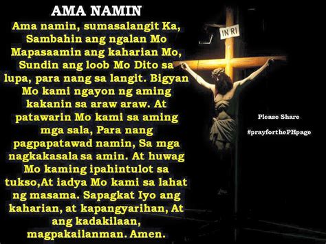 Ama Namin Panalangin Tagalog Bansana