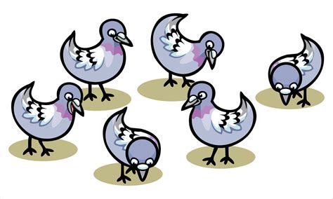 Flying Bird Set Illustration 23849967 Vector Art At Vecteezy