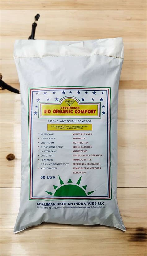 Vegetarian Bio Organic Compost 100 Plant Based Nutrient Rich