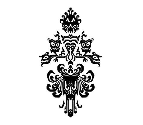 Haunted Mansion Wallpaper Stencil