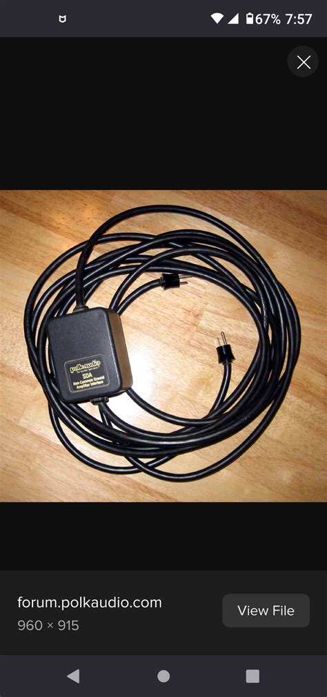 Sda Srs 23 Interconnect Cable Configuration — Polk Audio Forum