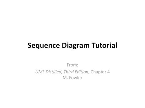 PDF Sequence Diagram Tutorial Pdf SEIDENBERGcsis Pace Edu Marchese CS L Sequence