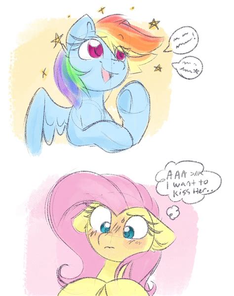 Rainbow Dash Рэйнбоу Дэш Fluttershy Флаттершай Mlp Shipping