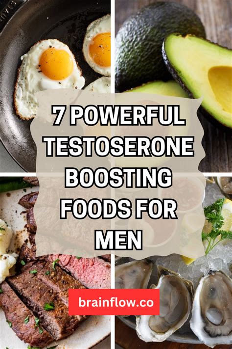7 Powerful Testosterone Boosting Foods For Men Brainflow