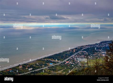 Aerial View Of The City Of Ramsar In Mazandaran Province Of Iran