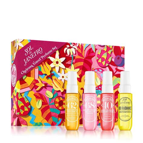 Cheirosa Travel Perfume Set 4 Piece T Set Sol De Janeiro