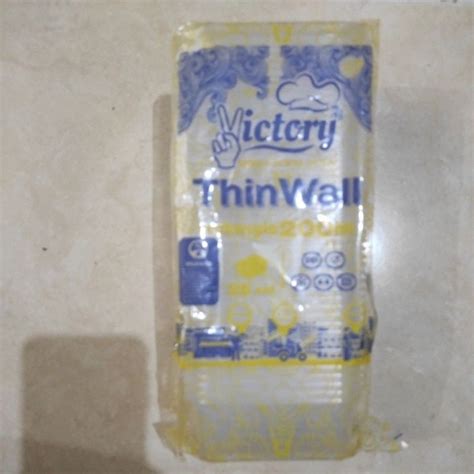 Jual Thinwall 200ml Kotak Thinwall Rectangle 200ml Shopee Indonesia